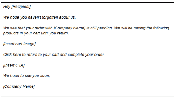 6 Best Abandoned Checkout Email Templates